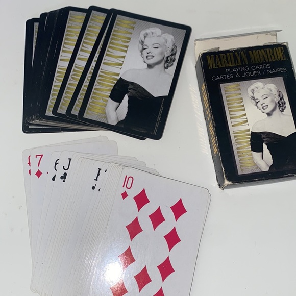 Other | Limited Edition Vintage Marilyn Monroe Playing Cards Collection ...